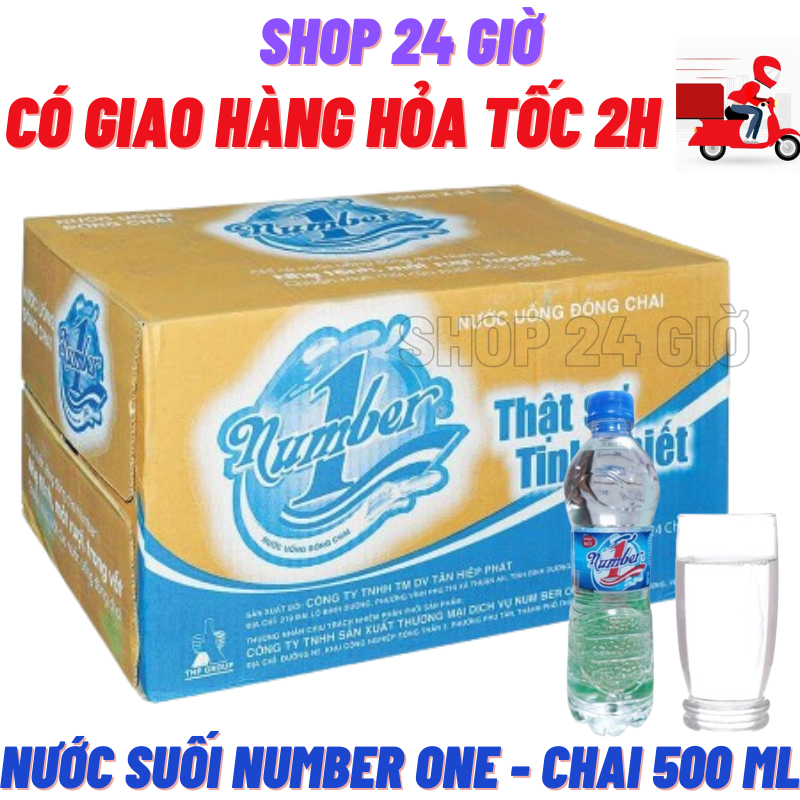 Nước Suối Number One Chai 500 Ml Thùng 24 Chai | Shopee Việt Nam