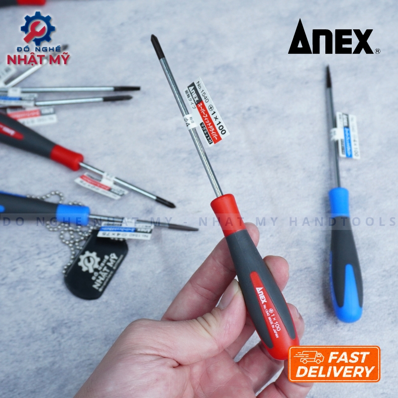 Tua vít điện tử Nhật Bản thân nhỏ 4mm Anex No.1540 | Shopee Việt Nam