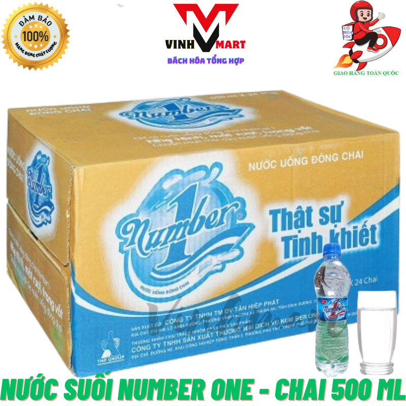 Nước Suối Number One Thùng 24 Chai 500 Ml | Shopee Việt Nam
