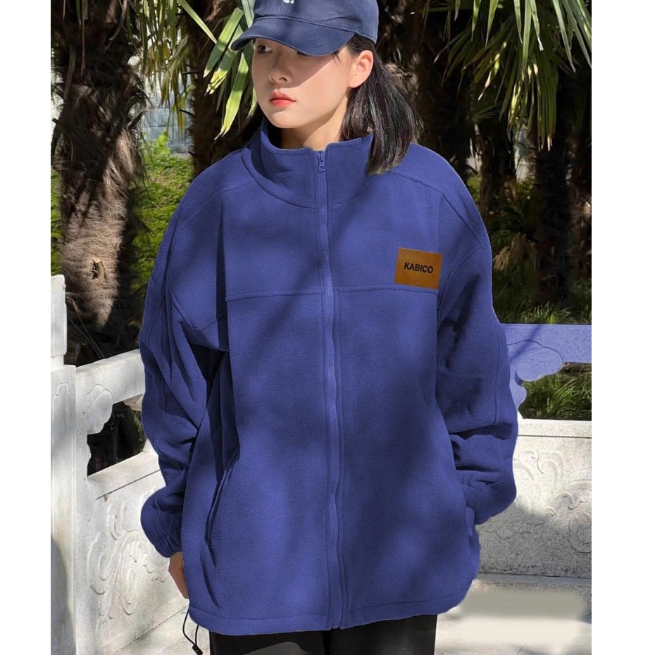 Áo nỉ dài tay dáng rộng kiểu dáng unisex, áo nỉ KABICO dáng dài mùa thu ...