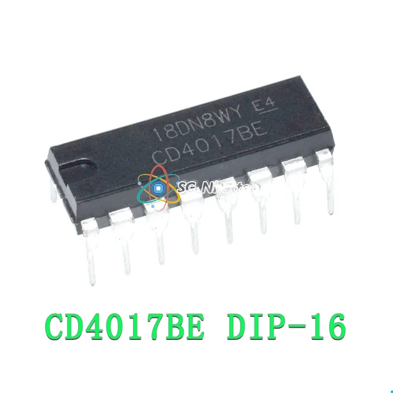 IC đếm thập phân CD4017 4017 DIP16 / SOP16 tùy chọn | Shopee Việt Nam