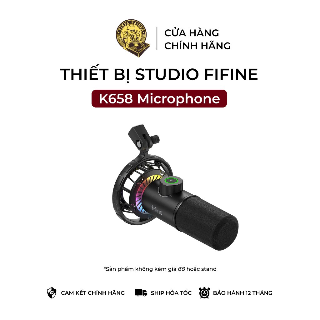 Micro Thu Âm FIFINE K658 USB Microphone - Bảo Hành 12 Tháng | Shopee ...