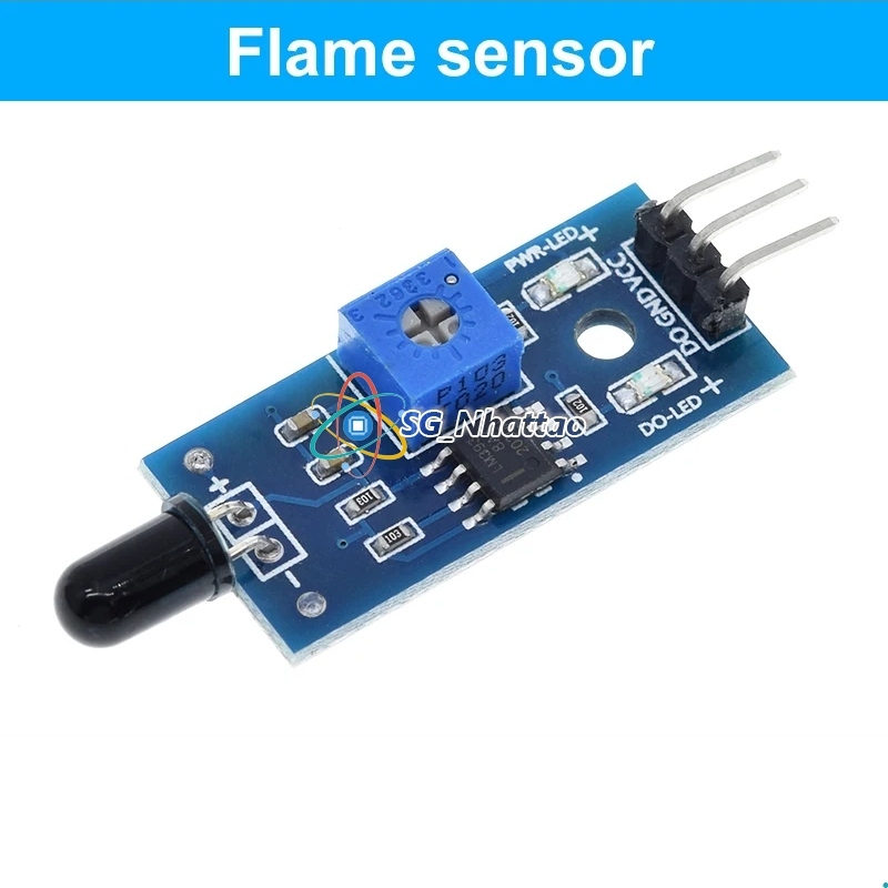 Mô đun Cảm Biến Phát Hiện Ngọn Lửa Hồng Ngoại Cho Arduino Flame Sensor