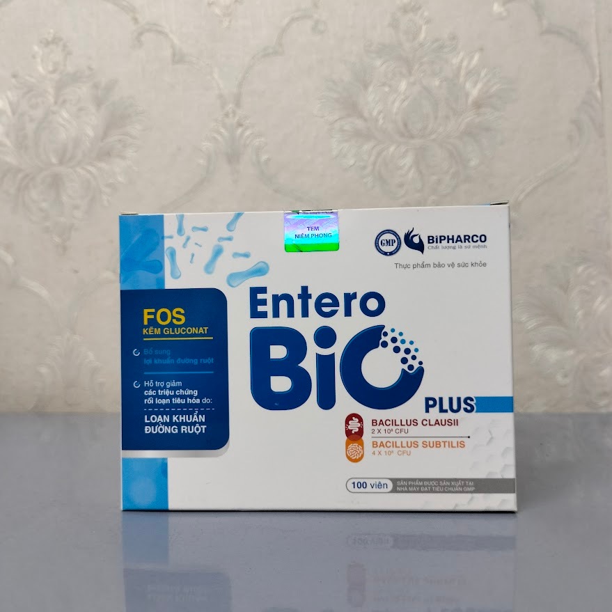 Men tiêu hóa Enter Bio Plus FOS Bổ Sung Lợi Khuẩn Đường Ruột, Hỗ Trợ ...