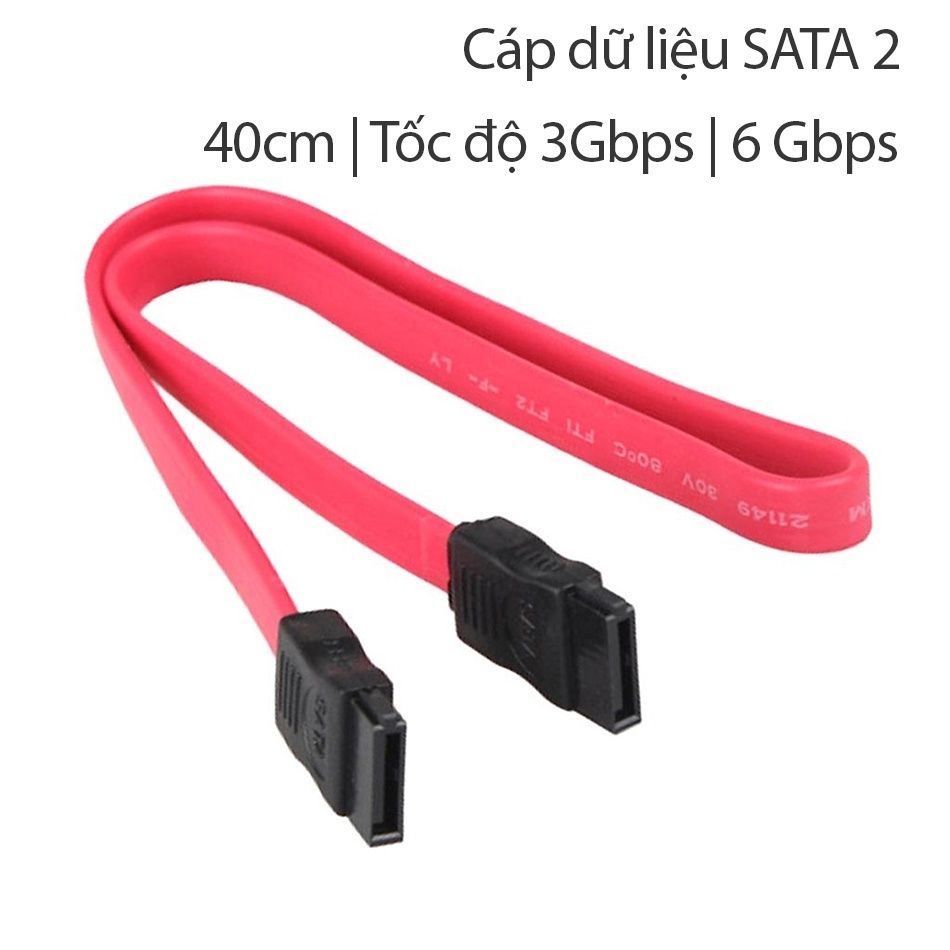 COMBO 2 Dây Cáp Tín Hiệu Sata 2.0 3.0 Kết Nối ổ Cứng, SSD HDD Với ...