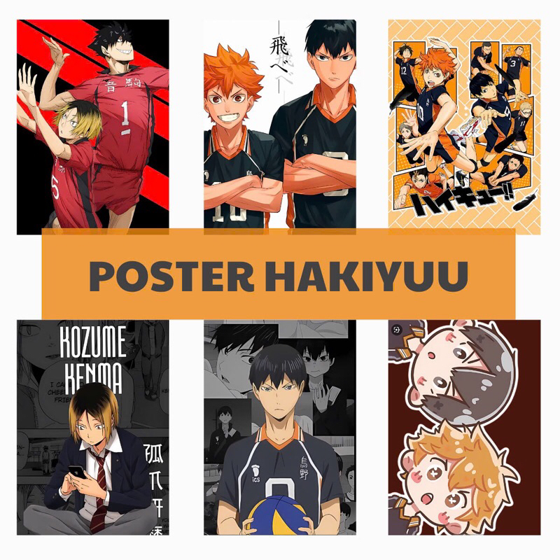 Poster Decal Anime Haikyuu A4,A5 Dán Tường | Shopee Việt Nam