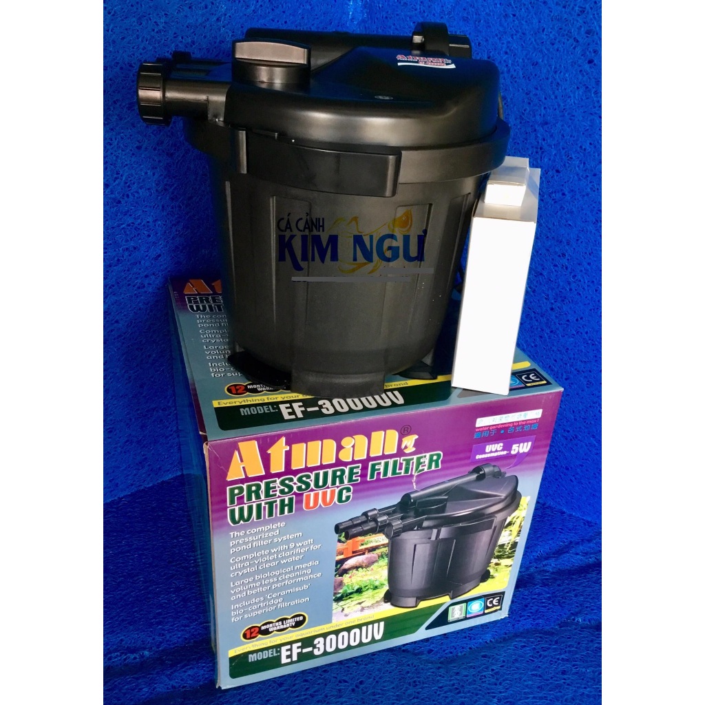 ATMAN EF 3000 UV Thùng Lọc Nước Hồ Cá KOI có Đèn UV | Shopee Việt Nam