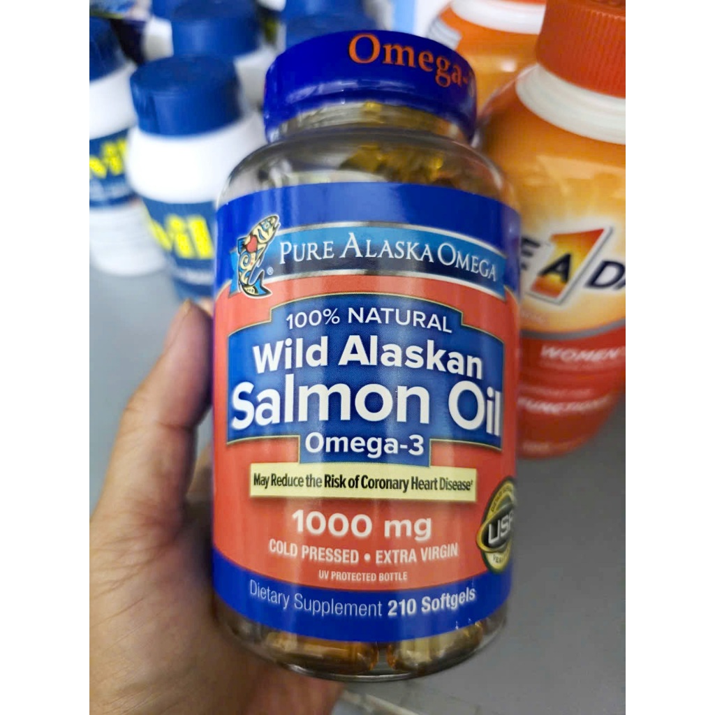 date 3/26 - Dầu cá hồi Pure Alaska Omega Wild Alaskan Salmon Oil Omega ...