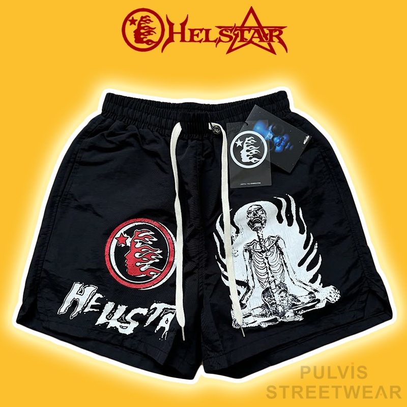 ⚡️[Hight Quality] - Quần Short Hellstar Studio Capsule 9 Shorts Vintage, Quần short nam vải gió ...