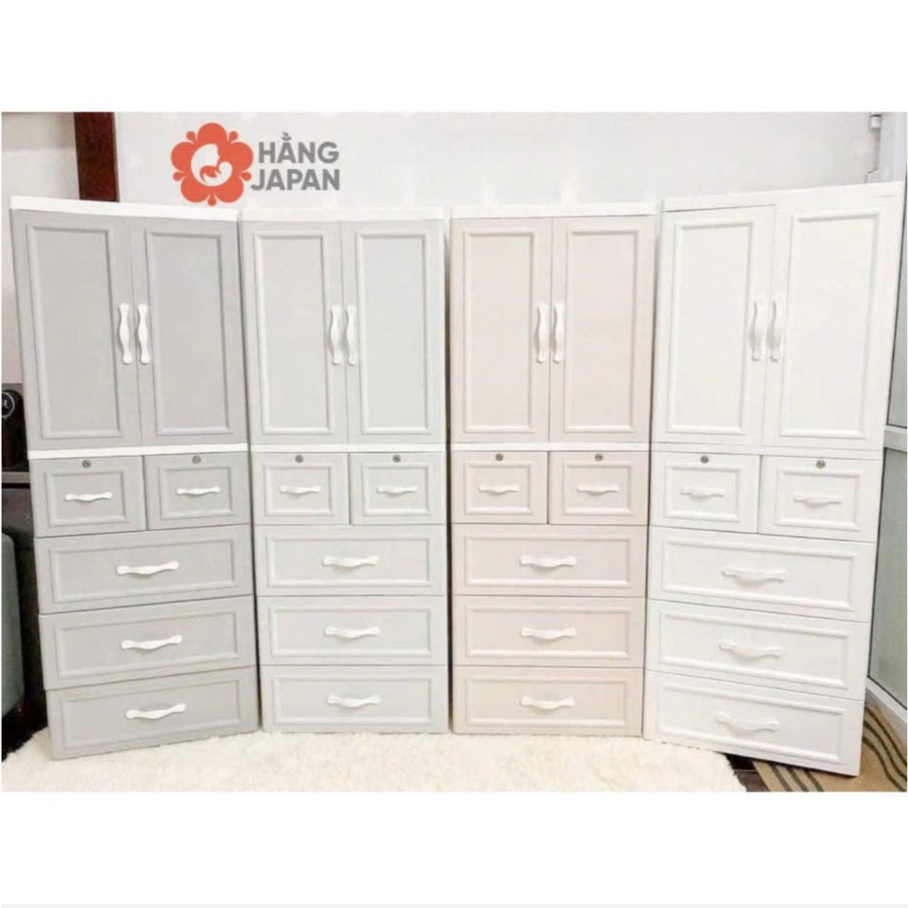 Tủ quần áo lắp ghép Monmon 5 tầng 6014B cao cấp (có 2 ngăn nhỏ) - Hàng chính hãng | Shopee Việt Nam