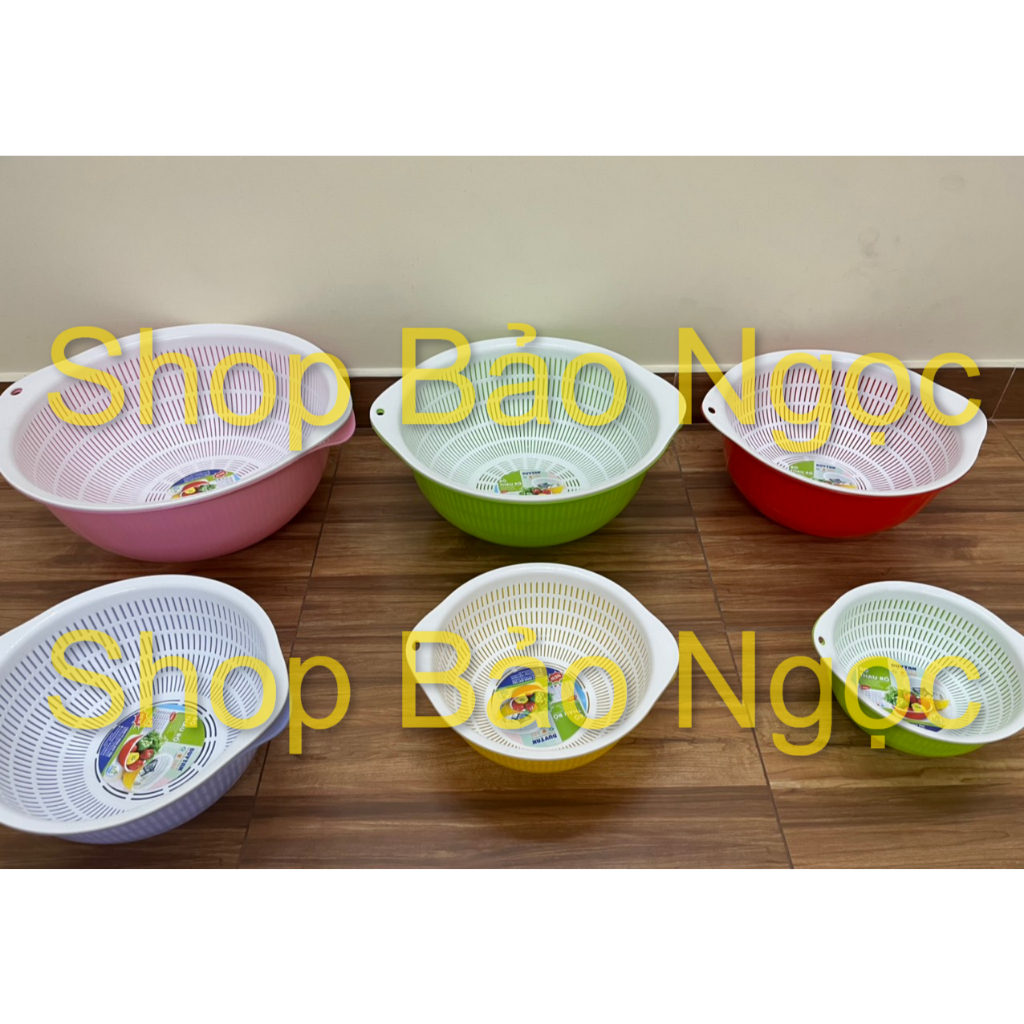 Bộ Thau Rổ Nhựa Duy Tân 4,0T/3,6T/3,2T/2,8T/2,4T/2,0T | Shopee Việt Nam