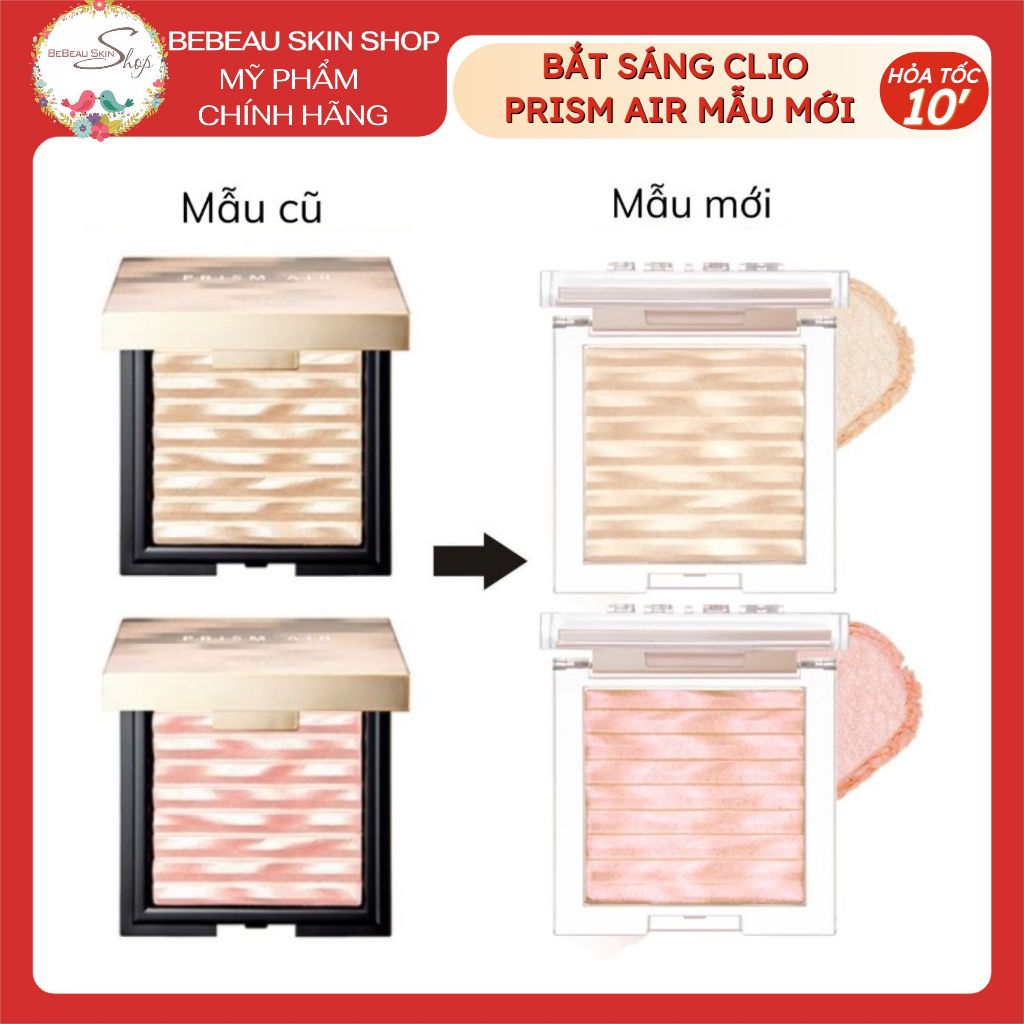 Phấn Bắt Sáng Highlight Clio Prism Air 7g Siêu Mịn Lên Tone Chuẩn Màu ...