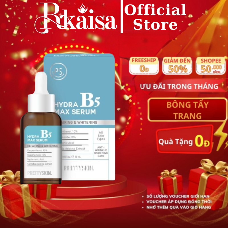 Serum B5 Pretty Skin Hydra Max Serum dưỡng ẩm dưỡng trắng da phục hồi ...
