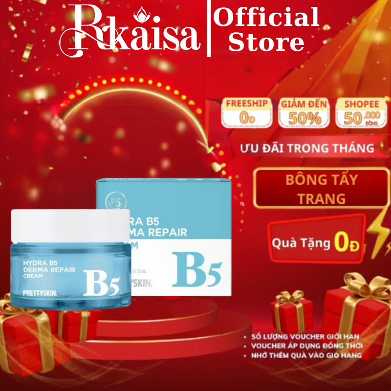 Kem dưỡng phục hồi và làm trắng da Prettyskin Hydra B5 Derma Repair Cream Pretty Skin 52ml ...