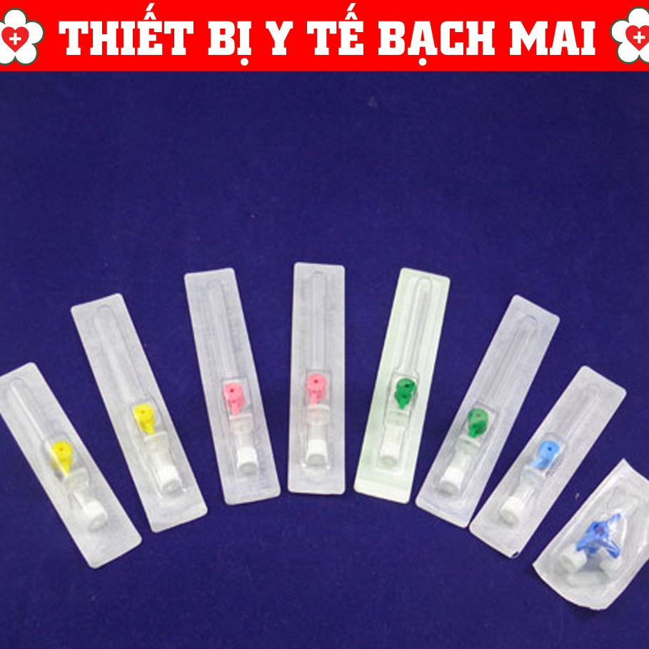 Kim Luồn Tĩnh Mạch HEALFLON Số 18G, 20G, 22G, 24G [Hộp 100 Kim-Ấn Độ ...