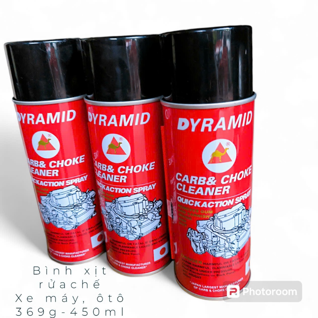 Bình xịt chế hòa khí xe máy & ô tô DYRAMID - Bình xịt chế lạc đà (450ml ...