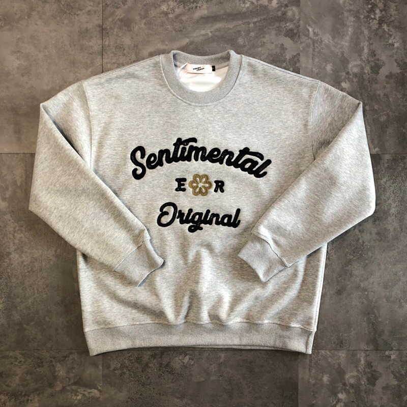 Áo sweater SENTIMENTAL ORIGINAL YC3203 Buivintage, vải nỉ trơn dày dặn ...