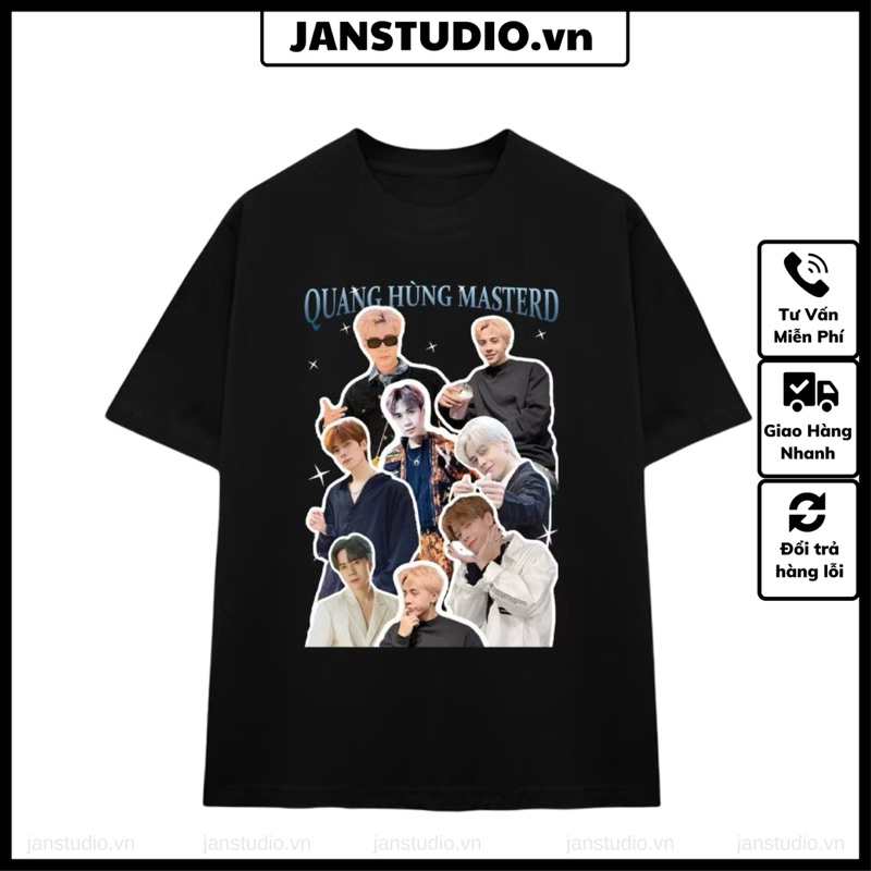 Áo Thun Anh Trai Say Hi QUANG HÙNG MasterD mặc phong cách trẻ trung, nam nữ mặc form cực đẹp ...