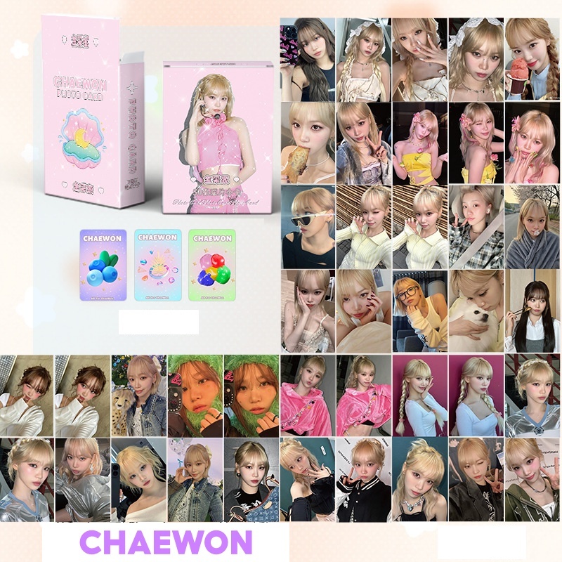 Set 50 photo card unoff Hologram LESSERAFIM - CHAEWON 2024 | Shopee Việt Nam