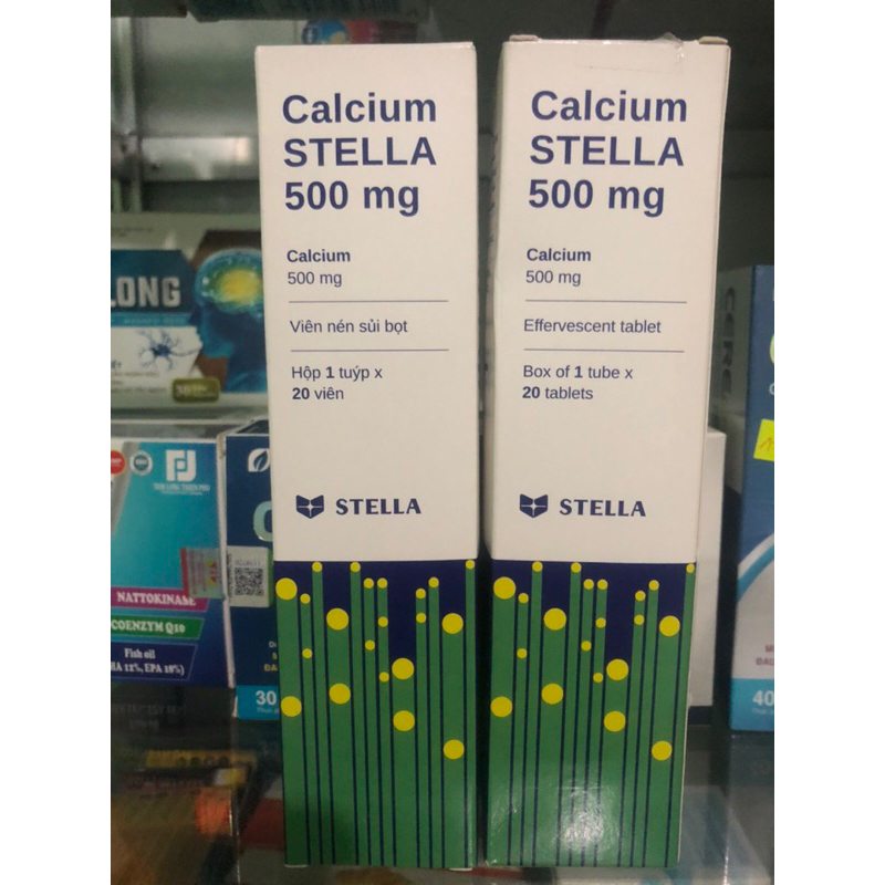 calcium stella canxi sủi chai 20 viên | Shopee Việt Nam