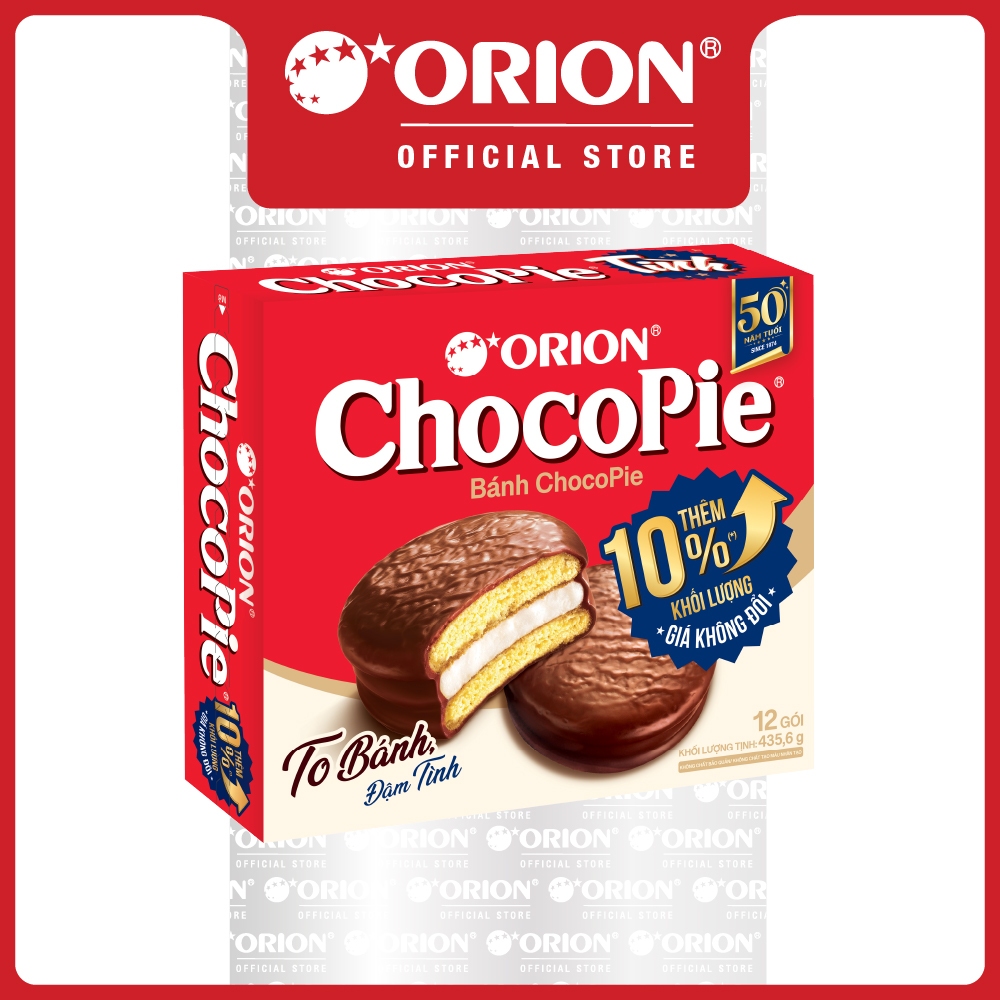 Combo 2 Hộp Bánh Orion Chocopie TÌNH (435.6g/hộp) | Shopee Việt Nam