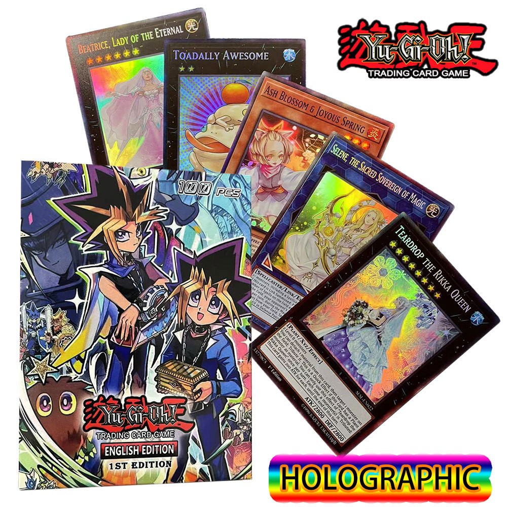 Thẻ bài YuGiOh tiếng Anh hộp bộ card deck random in Yu-Gi-Oh gồm 100 ...