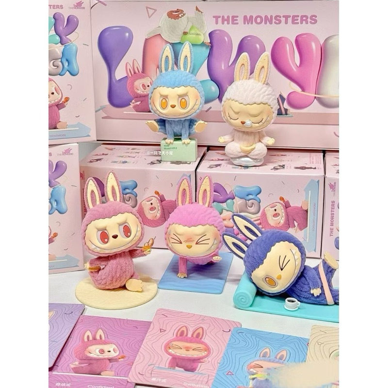 [Có sẵn - Chính hãng][CHECKCARD] POPMART LABUBU LAZY YOGA Series Figure ...