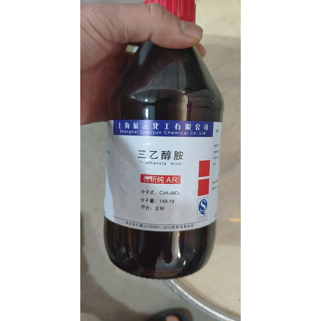 Chất TriethanolAmine TEA 99% chai 500ml C6H15NO3 Trolamine ...