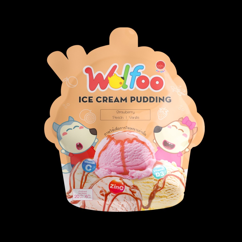 Kẹo dẻo trứng Wolfoo 40g,Kem Pudding Wolfoo hương trái cây 120g | Shopee Việt Nam
