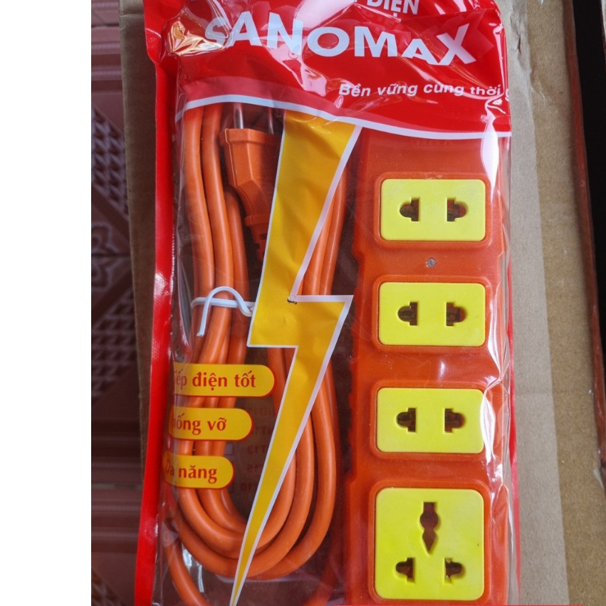 Ổ cắm 4 lỗ đa năng lõi sứ 6000W, dây siêu chịu tải, dùng cho nồi điện ...