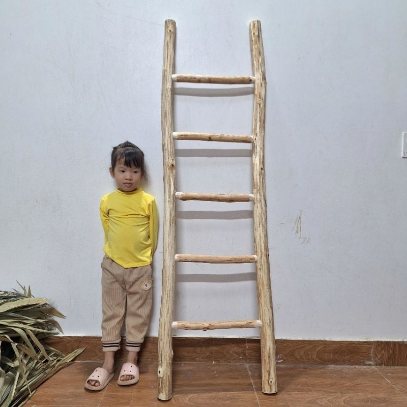 Thang gỗ tự nhiên decor trang trí rộng 40cm | Shopee Việt Nam