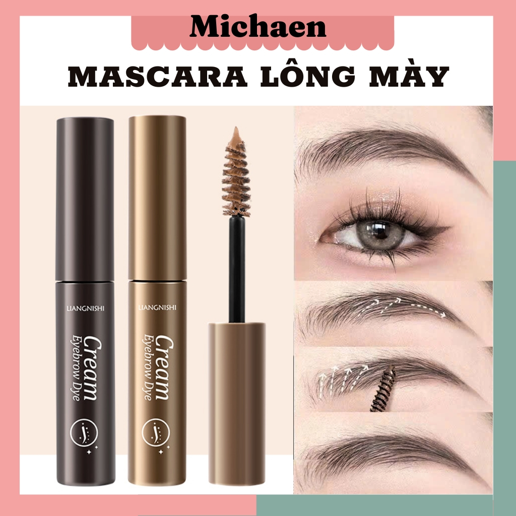 Mascara lông mày không lem không trôi Gel chuốt đổi màu lông mày ...