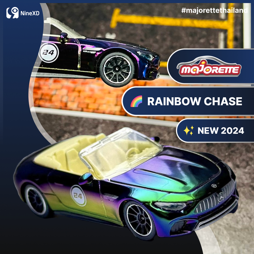 [Rainbow CHASE] Mercedes SL63 AMG | Xe Mô Hình MAJORETTE CHASE 2024 ...