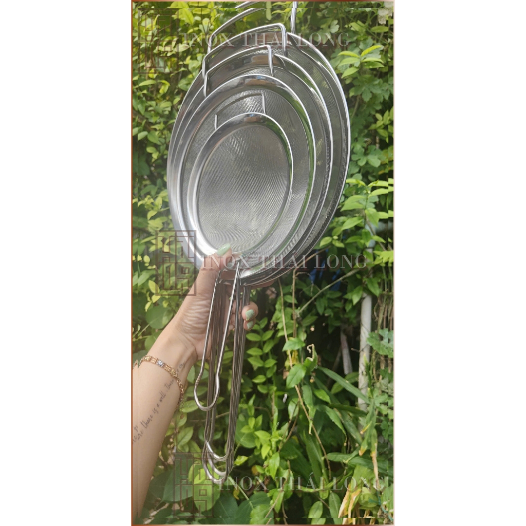 Rây inox lọc thức ăn lọc trà lưới 2 lớp mịn khít | Shopee Việt Nam