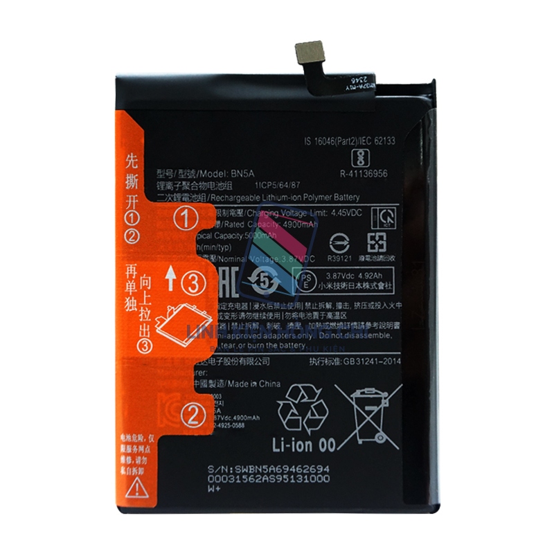 Pin thay thế cho Xiaomi BN5A / Redmi Note 10 5G / Redmi 10 / Redmi Note ...