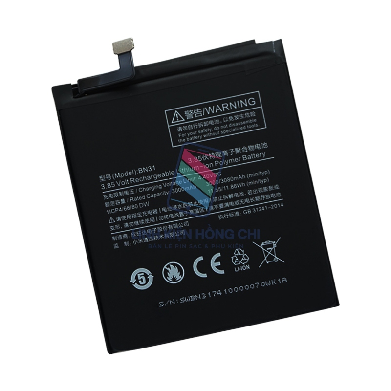 Pin thay thế cho Xiaomi BN31 / Redmi S2 / Redmi Note 5A / Note5A Prime ...