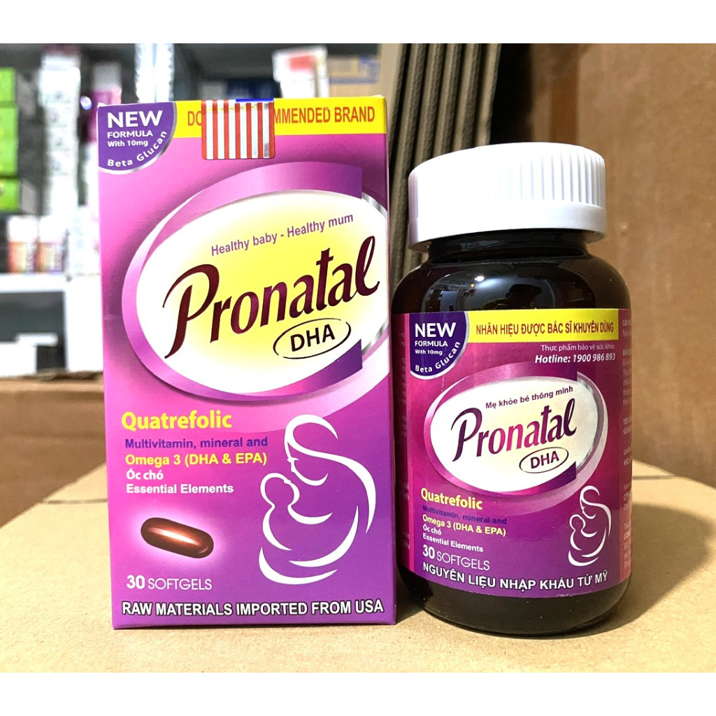 Pronatal dha Viên bổ bà bầu Bổ sung sắt, acid folic, vitamin cho mọi ...