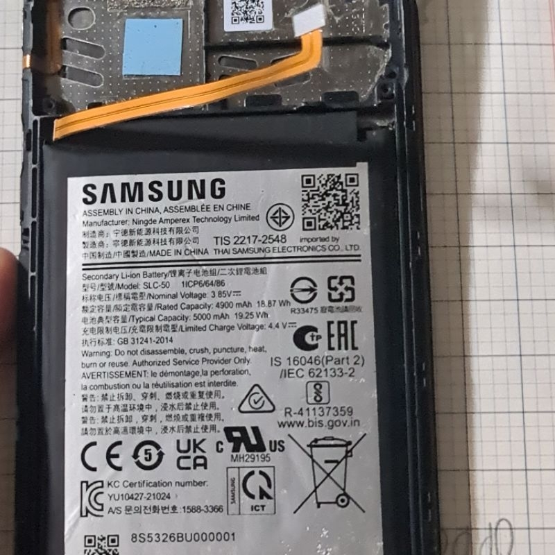 pin SLC 50 điện thoại samsung a03 core zin bóc máy | Shopee Việt Nam