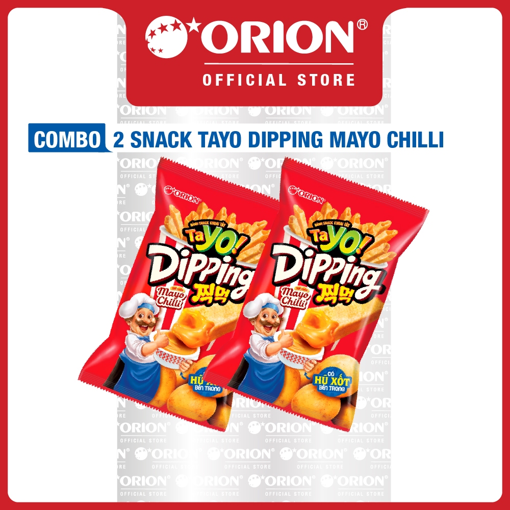 Combo 2 Bánh snack khoai tây Tayo Dipping - Mayo Chilli Sauce 75g ...