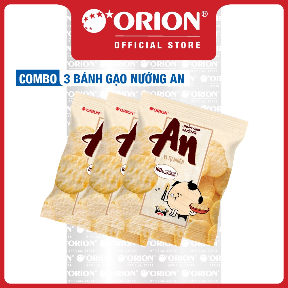 Combo 3 túi Bánh Gạo Nướng Orion An Vị Tự Nhiên 226.8g | Shopee Việt Nam