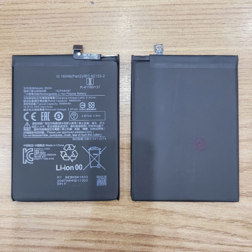 Lưu Năng Lượng Thay Thế Xaomi Model BN5A Dùng Cho Redmi Note 10 5G ...