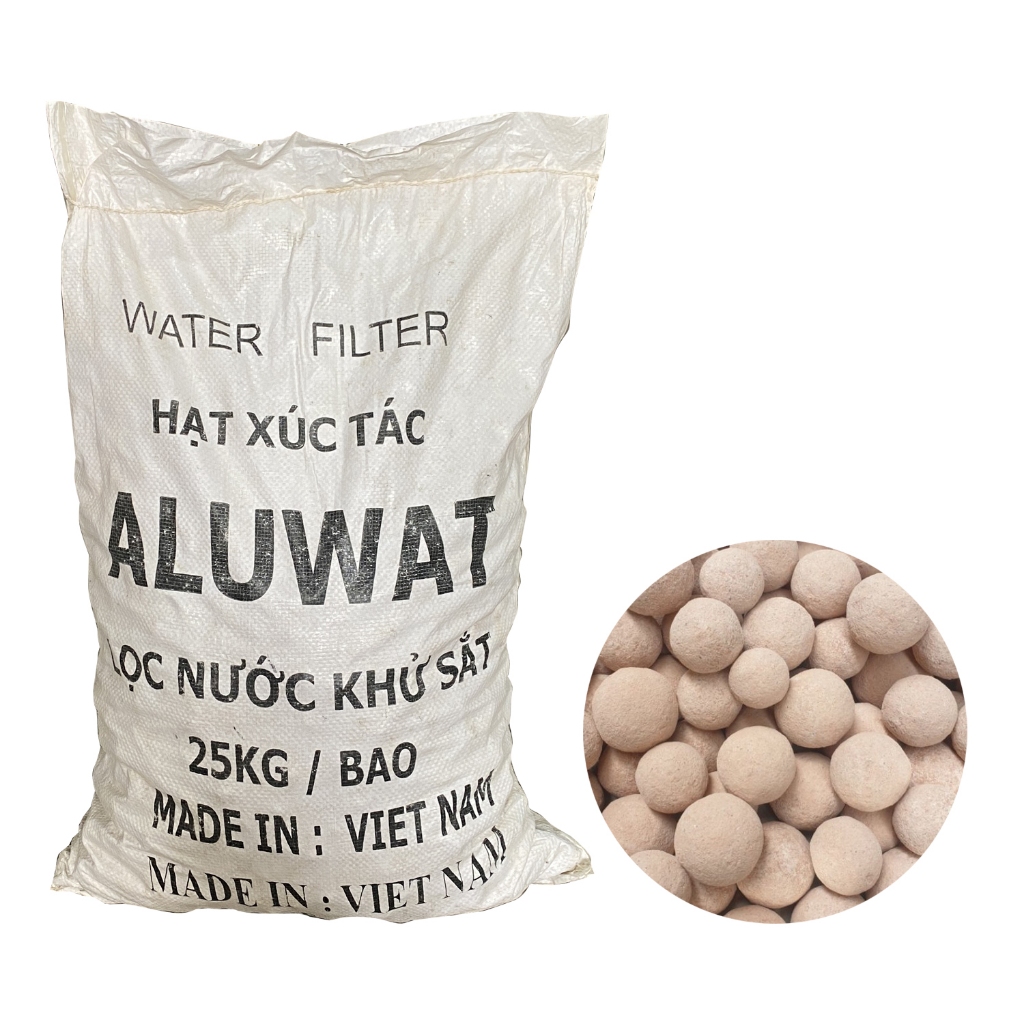 1 bao 25 kg hạt xúc tác Aluwat khử kim loại | Shopee Việt Nam