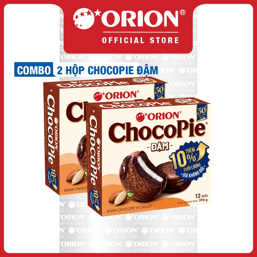 Combo 2 Hộp Bánh Orion Chocopie ĐẬM (396g/hộp) | Shopee Việt Nam