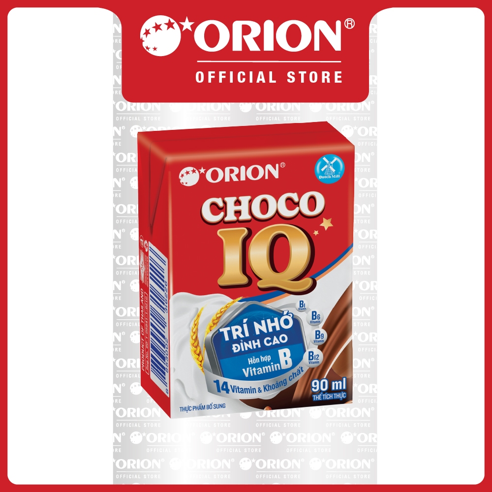 Thùng 48 hộp Sữa ORION Lúa Mạch Sô-cô-la Choco IQ 90ML | Shopee Việt Nam