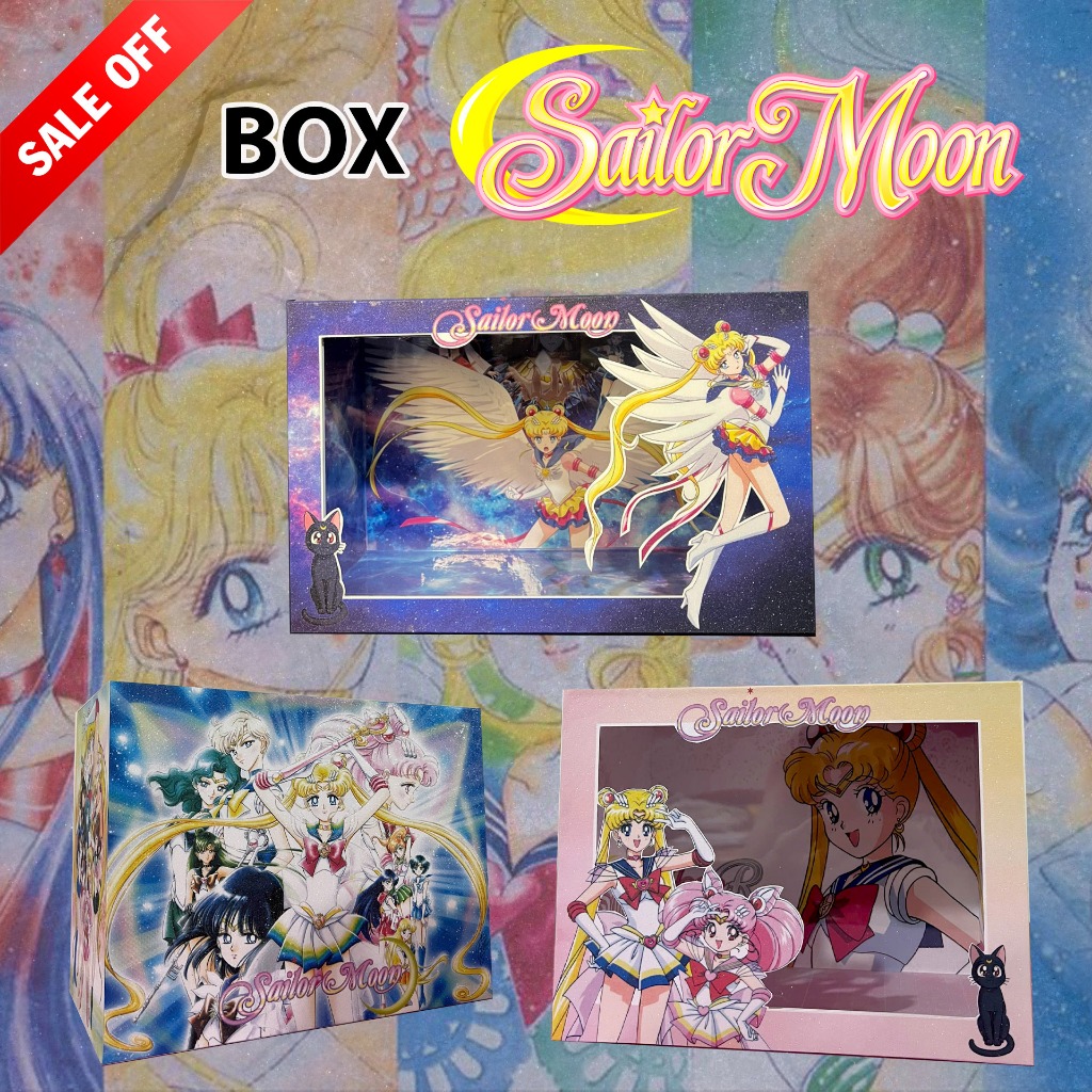 Box Sailor moon KHÔNG KÈM truyện [để vừa full bộ 12 tập hoặc 16 tập có ...