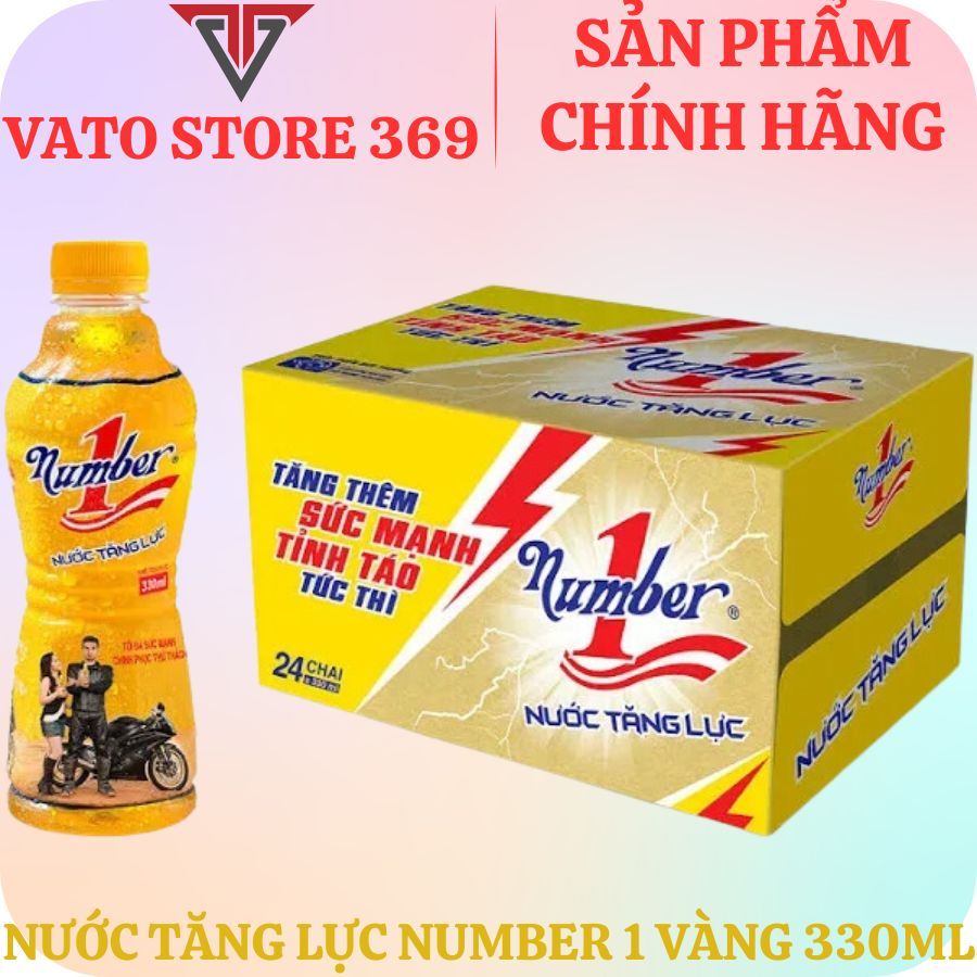 Nước tăng lực NUMBER 1 chai 330ml | Shopee Việt Nam