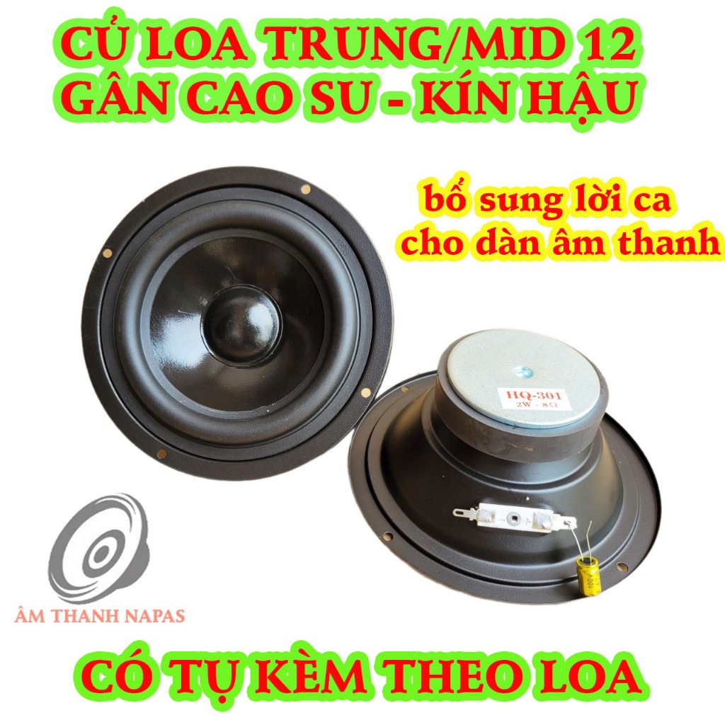 CỦ LOA TRUNG 14,5CM GÂN MÚT KÍN HẬU - (GIÁ 1 CÁI) - LOA MID KÍN HẬU - LOA TRUNG KÍN HẬU - LOA ...
