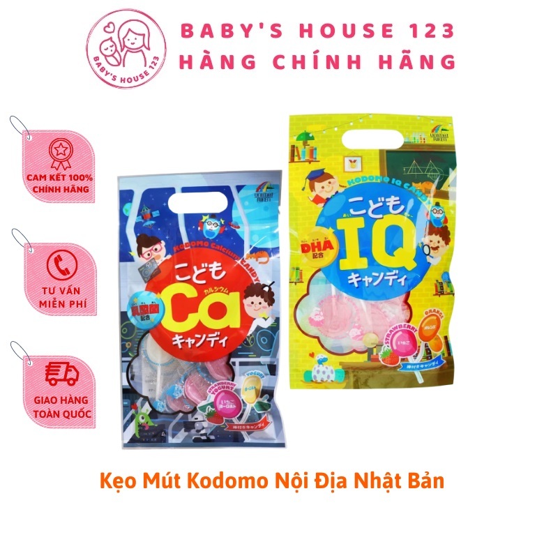 Kẹo Mút Kodomo Bổ Sung DHA Và CANXI Nhật Bản (Gói 10 Cây) | Shopee Việt Nam