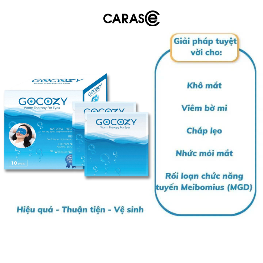 Miếng Chườm Ấm Mắt Tiêu Chuẩn 40 độ GOCOZY Giúp Giảm Mỏi, Khô Và Thư ...