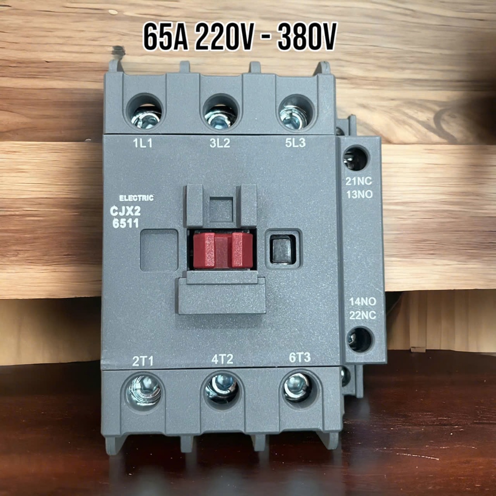 contactor -Khởi động từ CJX2- 65A 220V/380V 6511 | Shopee Việt Nam